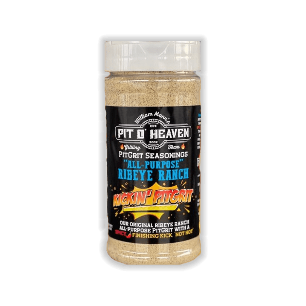 PIT O’ HEAVEN “ALL PURPOSE” RIBEYE RANCH KICKIN’ PITGRIT – Big Jim Hudgins